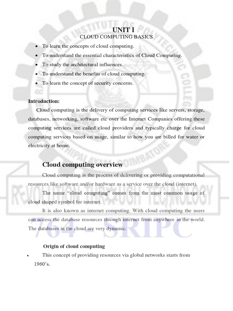 Cloud Computing | PDF | Cloud Computing | Web Service
