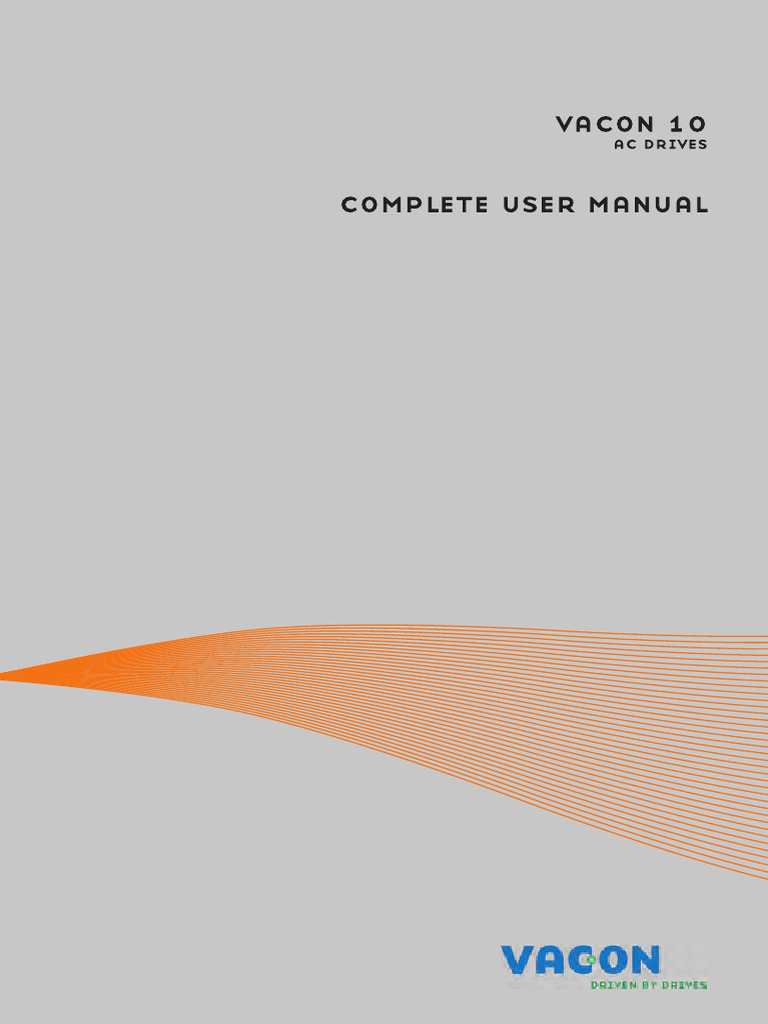 Vacon 10 Manual | PDF | Mains Electricity | Electric Motor