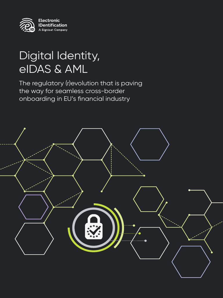 Digital Identity Eidas And Aml R Evolution Pdf