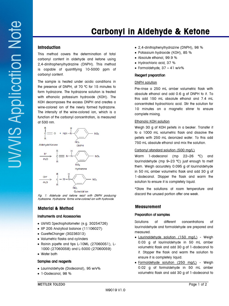 Carbonyl in Aldehyde & Ketone | Download Free PDF | Aldehyde | Ketone