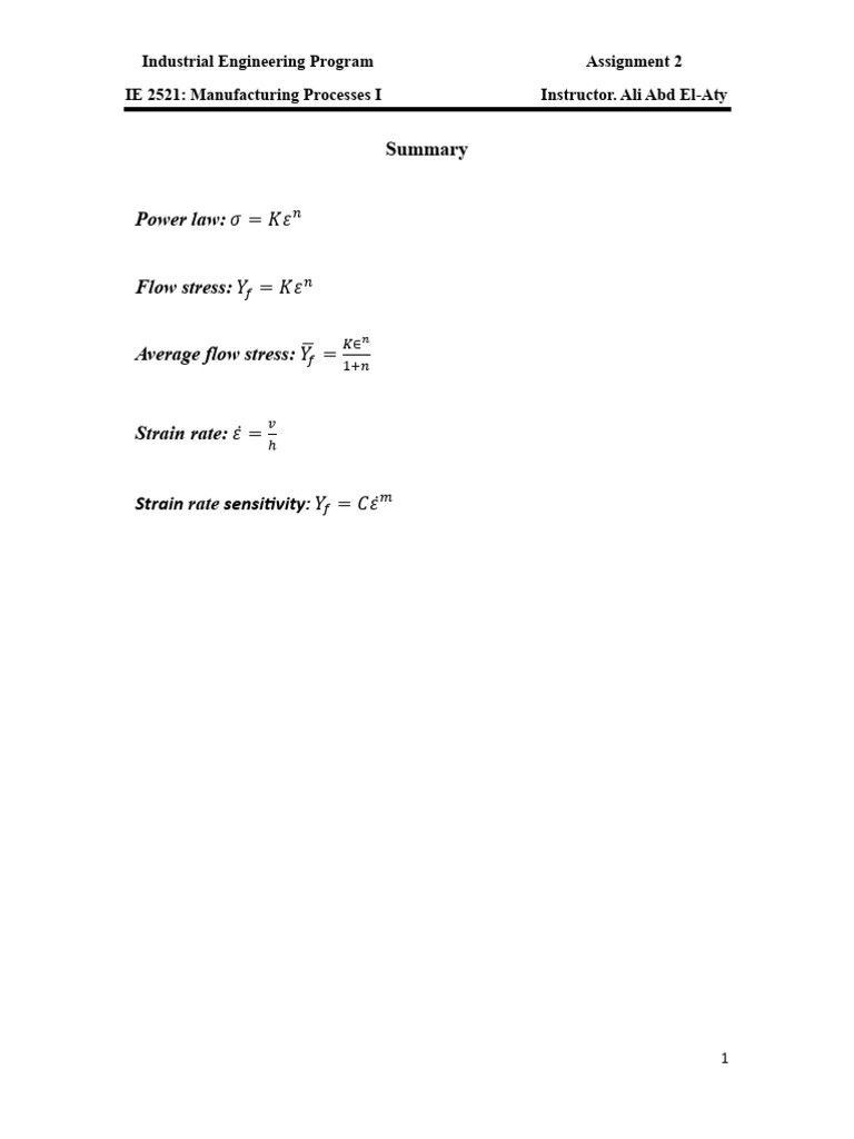 Assignment 2 | PDF | Deformation (Engineering) | Strength Of Materials