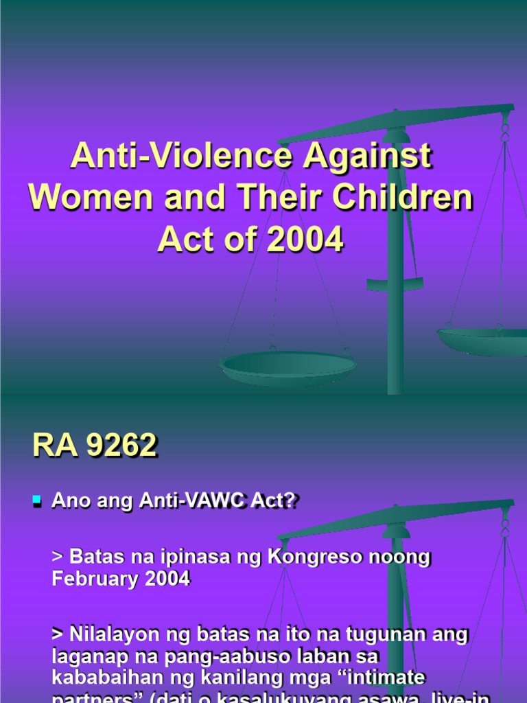 Vawc Tagalogppt | PDF