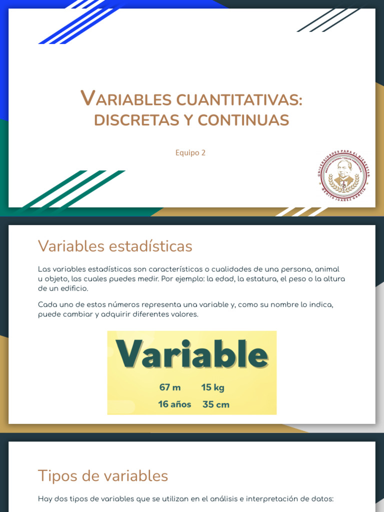 Variable Equipo 2 | PDF | Estadísticas | Science