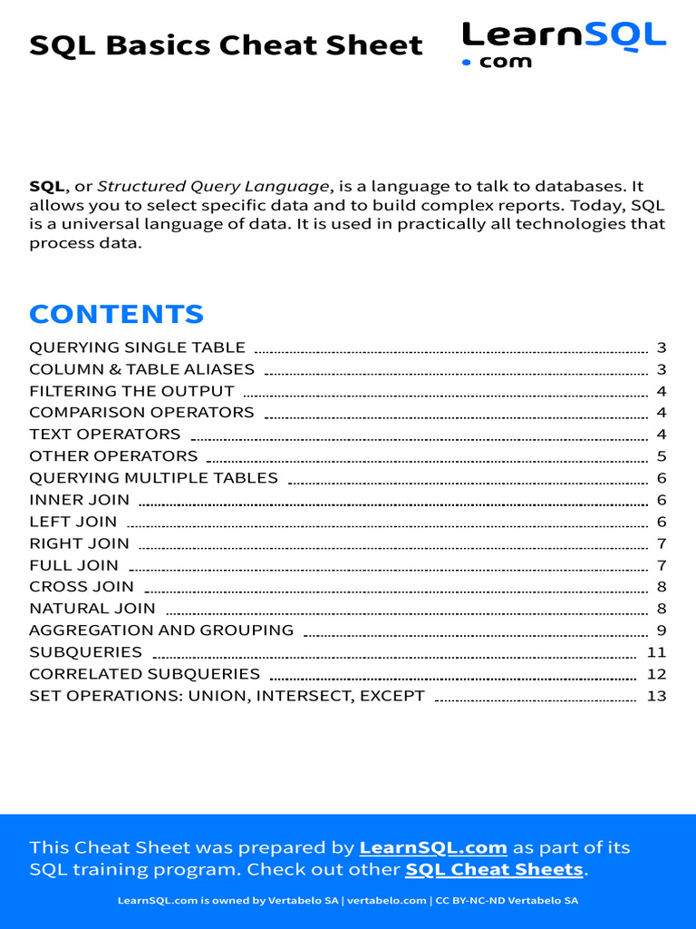 SQL Basics for Beginners | PDF | Data Management | Databases