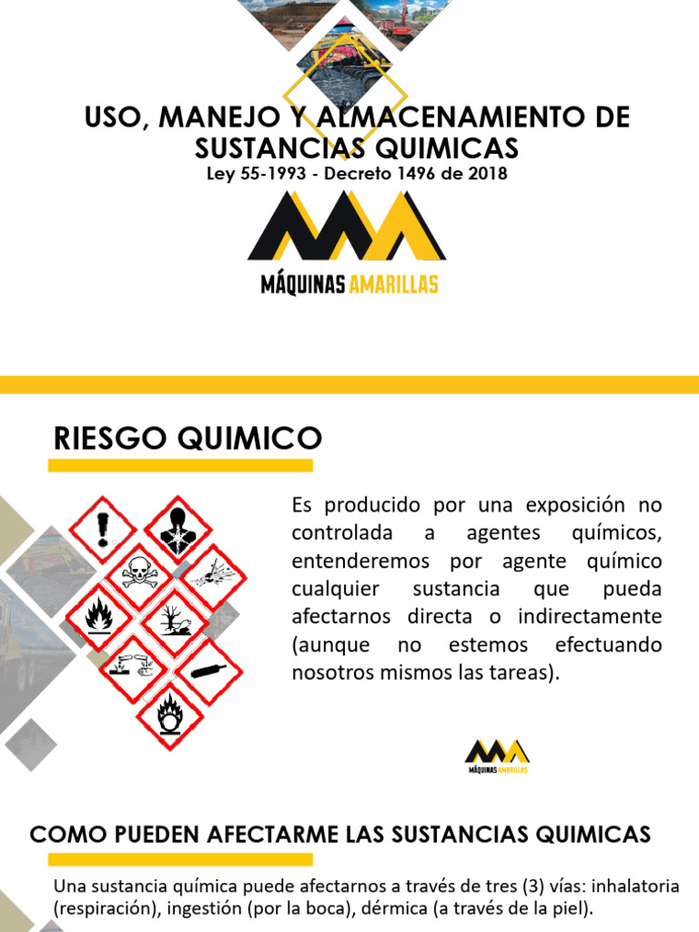 Uso y Manejo de Sustancias Quimicas | PDF