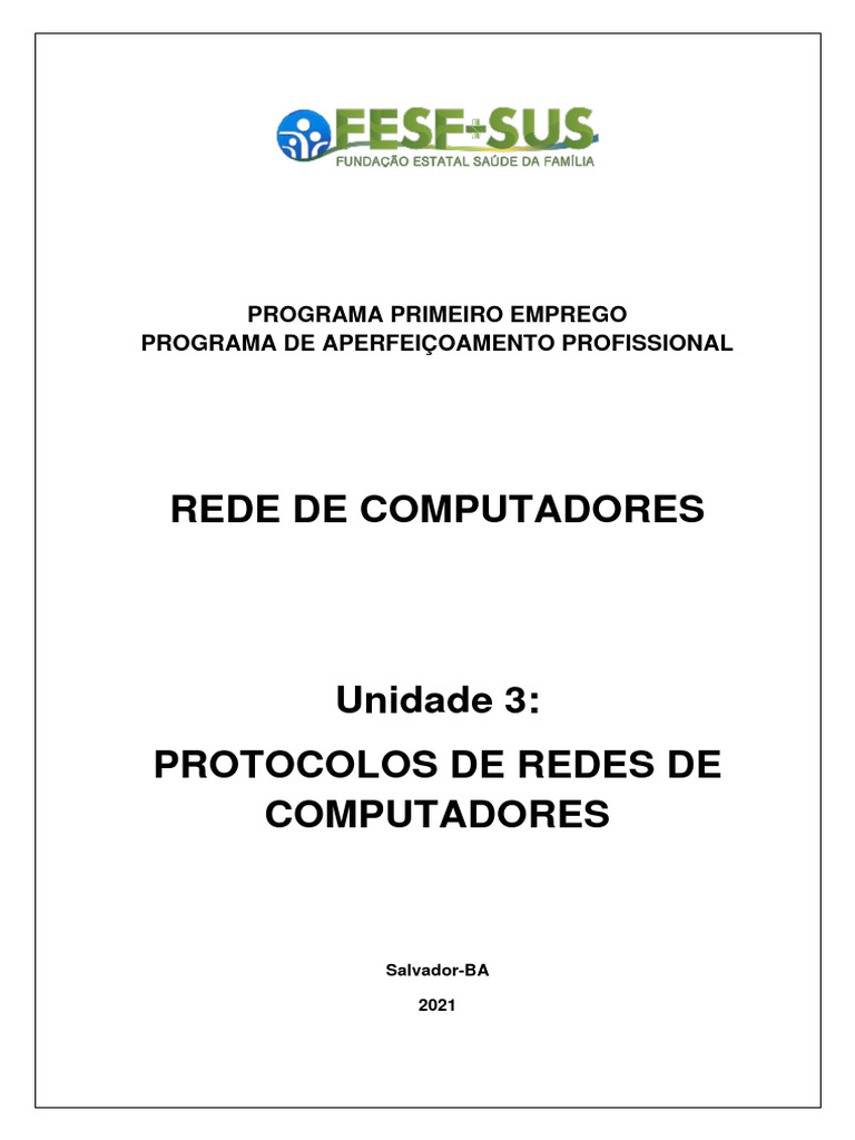Redes - Ebook 3 - Protocolos de Redes de Computadores | PDF | Protocolo de controle de ...