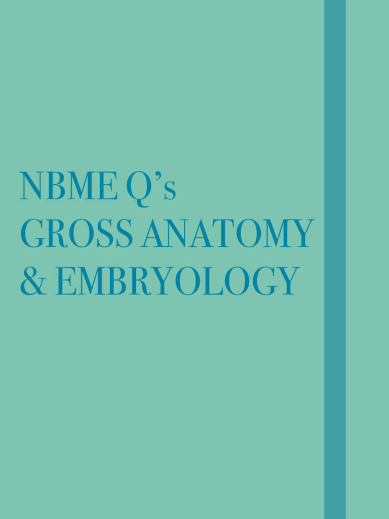 Nbme Review Q'S - Fa2022-2023 | PDF | Abdomen | Knee