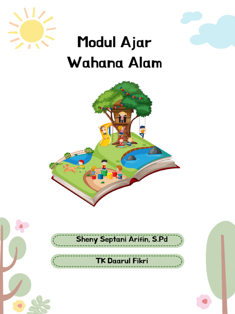 Modul Ajar Paud Modul Ajar Wahana Alam Fase Fondasi Pdf