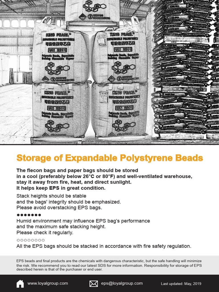 Storage of Expandable Polystyrene Beads | PDF