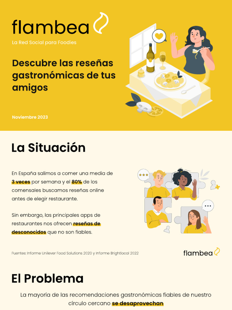 Investor Deck Flambea (Español) | PDF