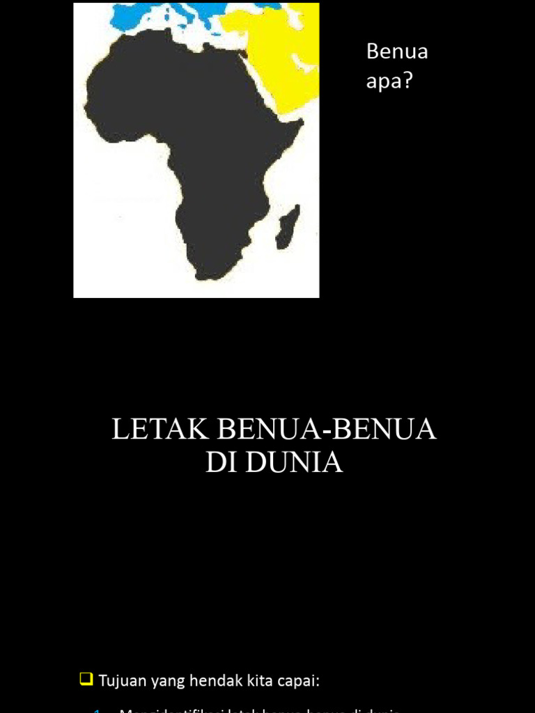 Letak Benua-Benua Di Dunia-1 | PDF