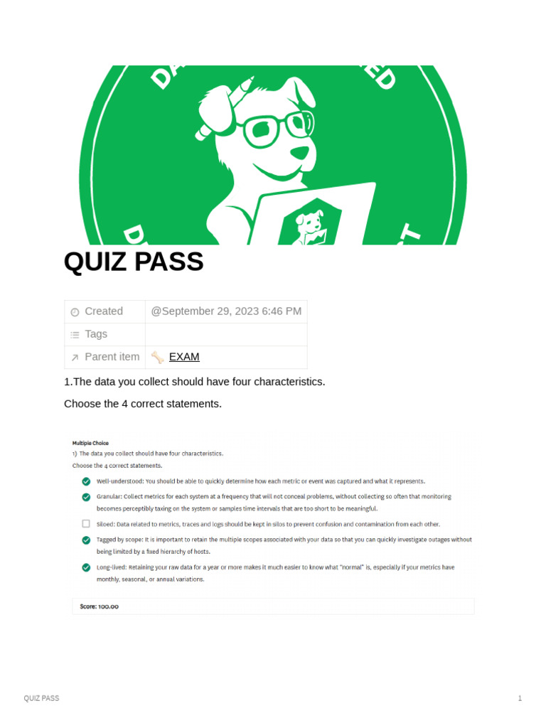 DPN TSC Exam Quiz Pass | Download Free PDF | Computing | Information Technology