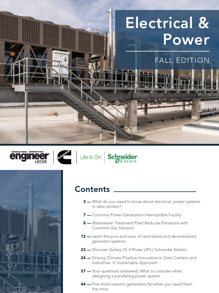 Electrical & Power - CSE | PDF | Data Center | Energy Storage