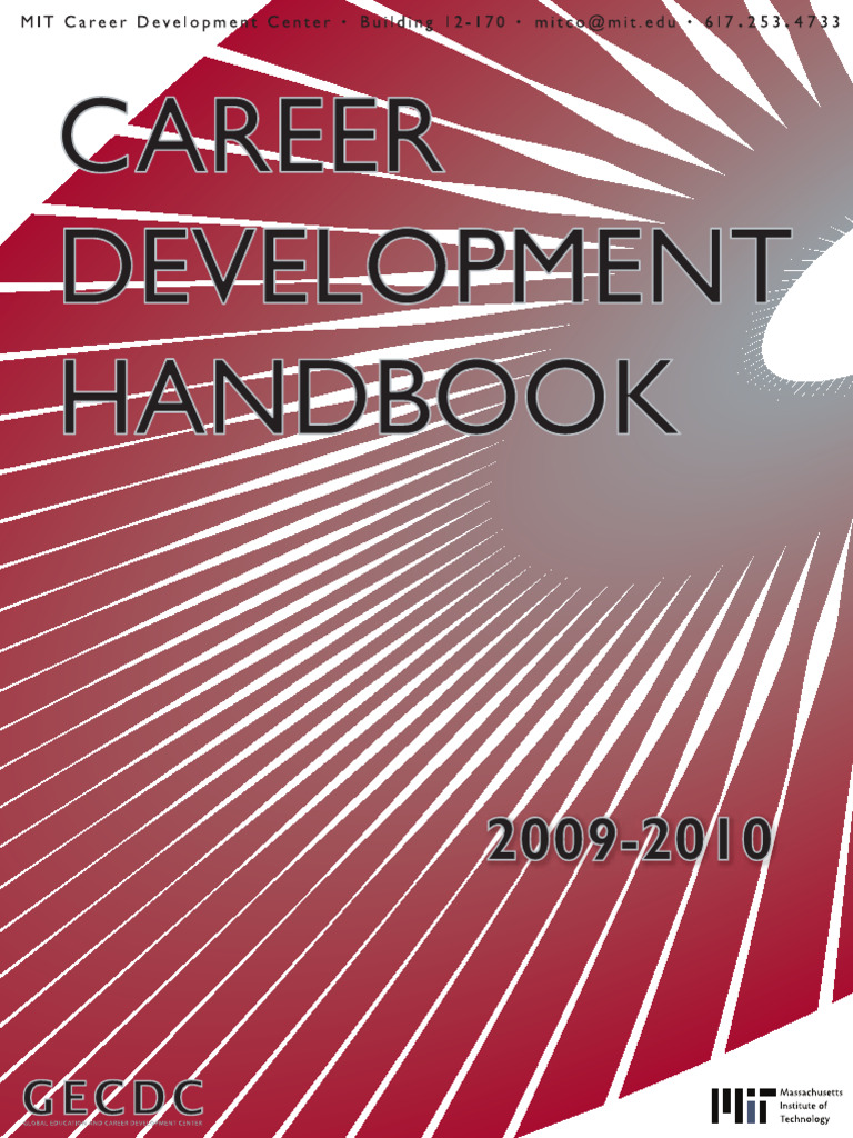 Mit Career Development Handbook | PDF | Employment | Libraries