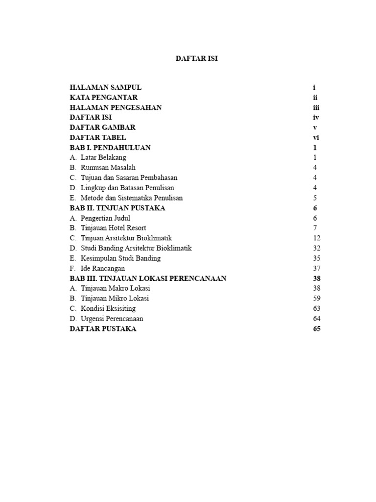 DAFTAR ISI Mifta | PDF