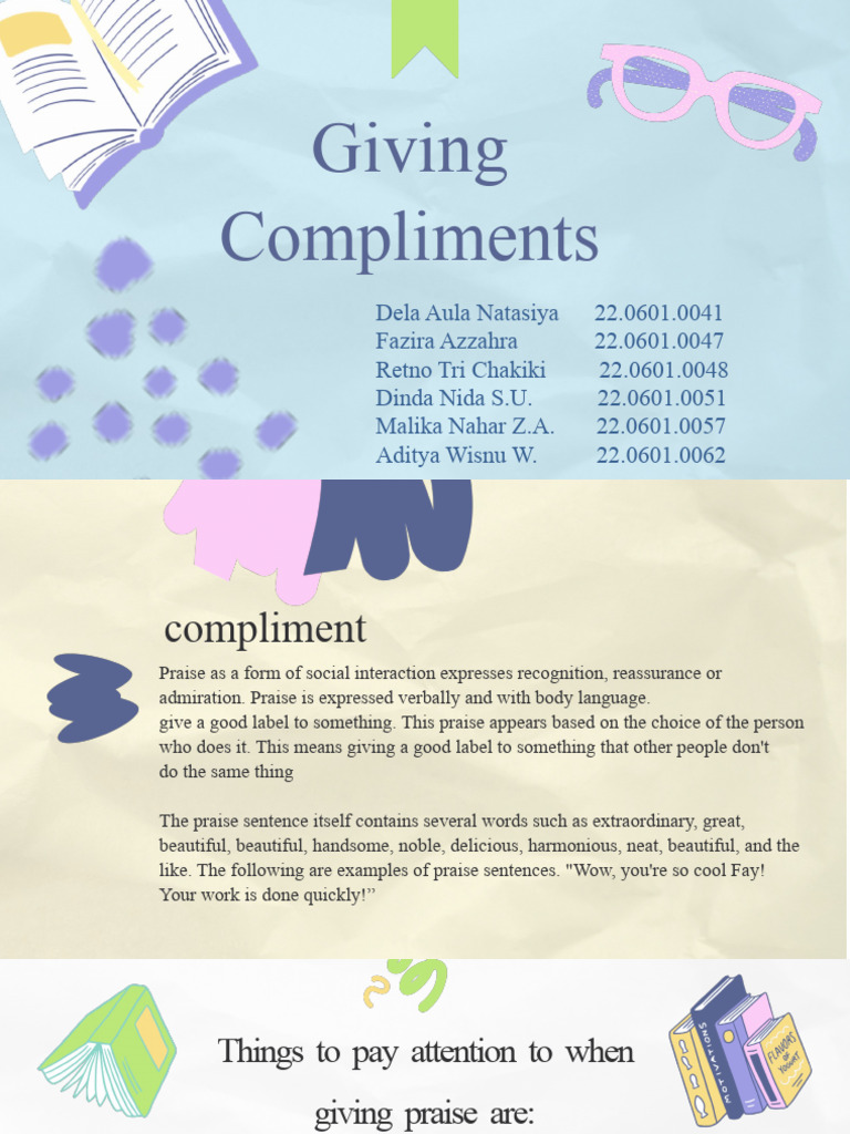 Giving Compliments | PDF