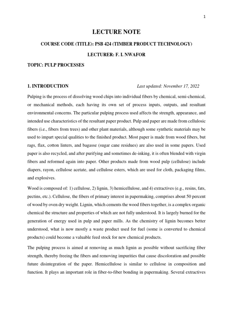 PSB 424 Lecture Note | PDF