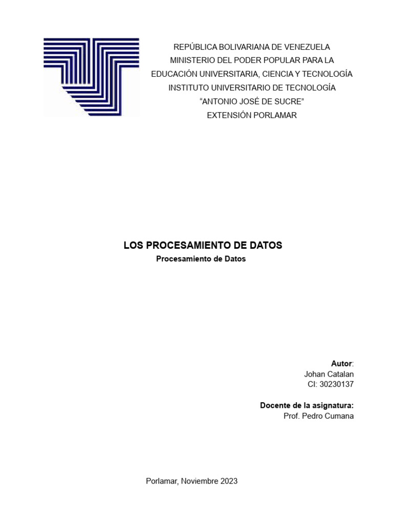Portada Plantilla Uts | PDF
