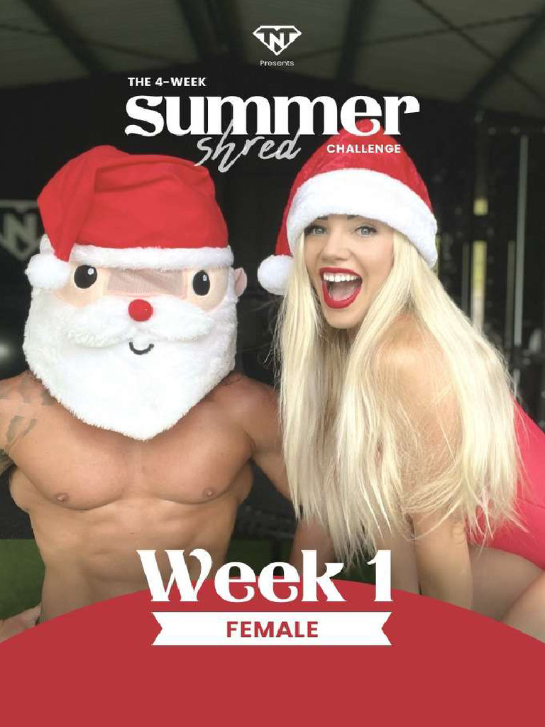 Summer Shred - Female Week 1 | PDF | Strength Training | Physical Fitness