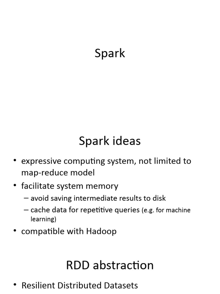 Spark Implementation Pdf Apache Spark Software Development 9332