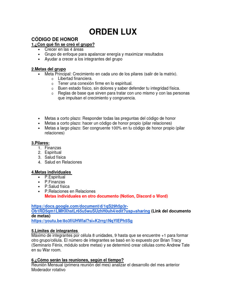 Codigo_de_honor | PDF | Chat en linea