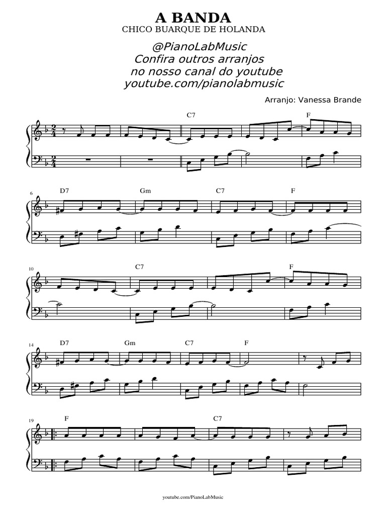 A Banda - Chico Buarque | PDF