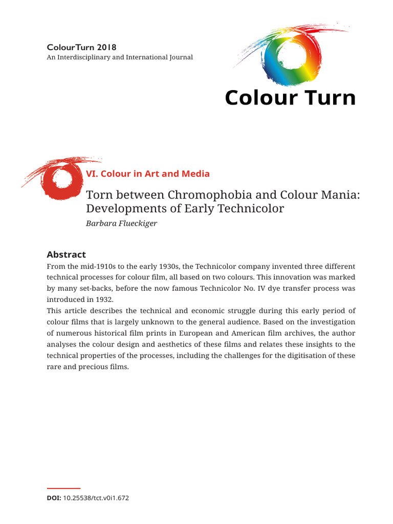 Torn Between Chromophobia and Colour Mania: Developments of Early ...