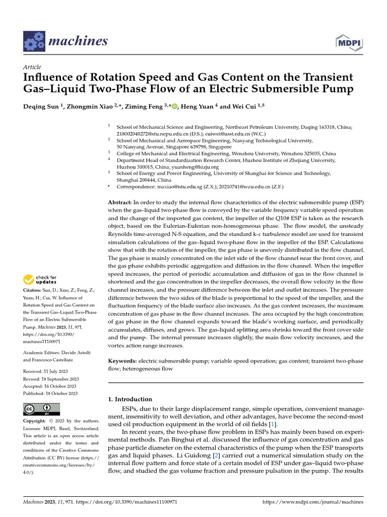 Influence of Rotation Speed An | Download Free PDF | Computational ...