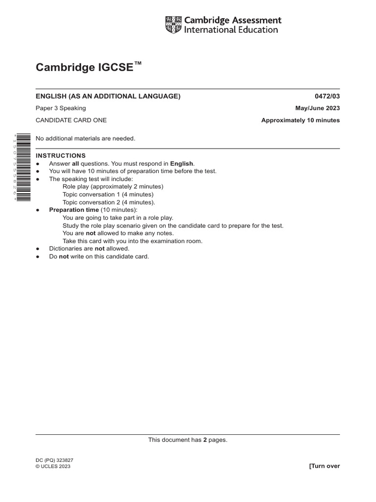 Candidate Cards | PDF | Copyright | Student Assessment And Evaluation