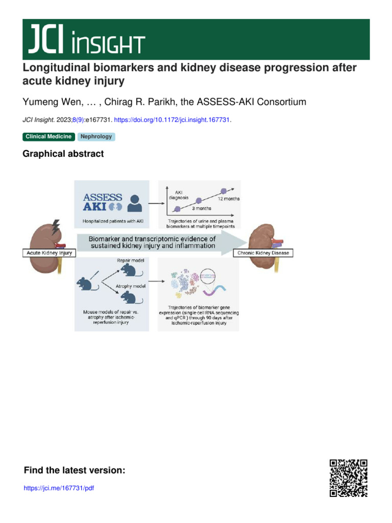 Paper 2 | PDF | Chronic Kidney Disease | Medicine