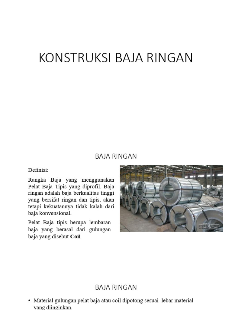 Konstruksi Baja Ringan | PDF