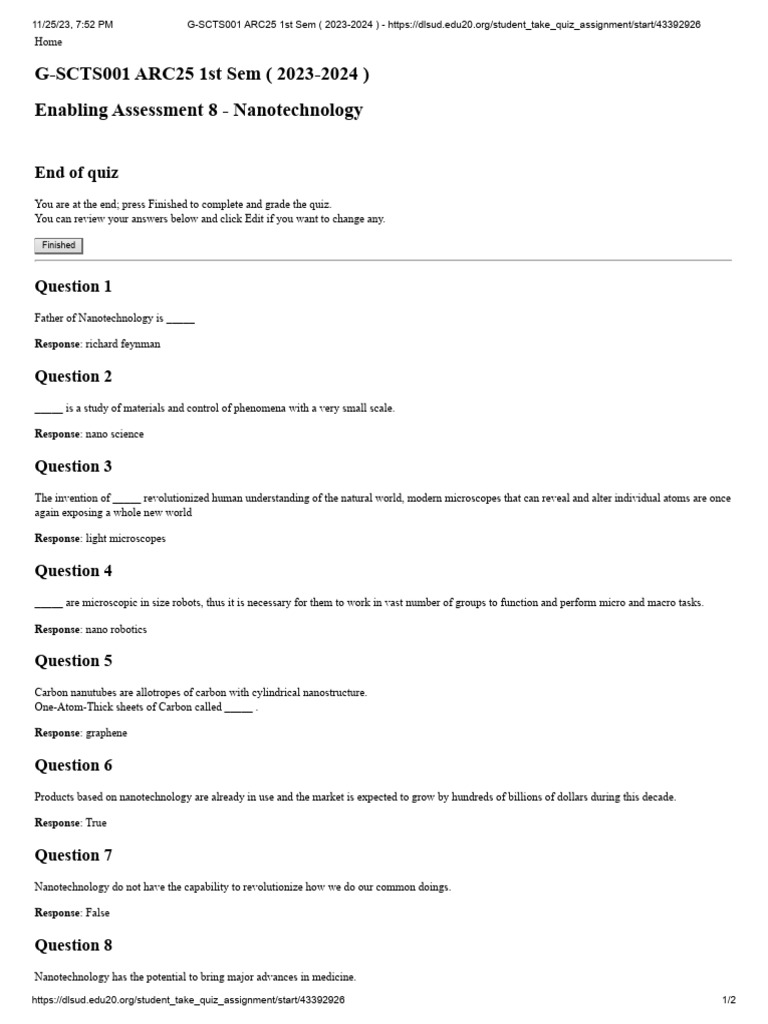 Ea8 Tite Mo Maliit Pdf Nanotechnology Materials Science