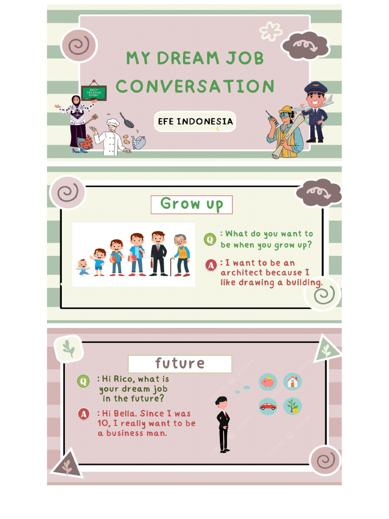SD-MY DREAM JOB CONVERSATION | PDF