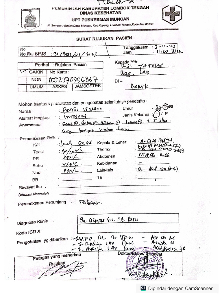 Form Rujukan Ra | PDF