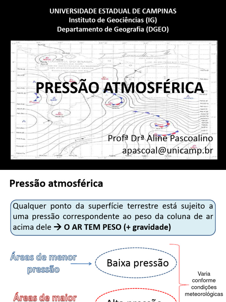 AULA 10 - Pressão Atmosférica | PDF | Ferimento | Pressão