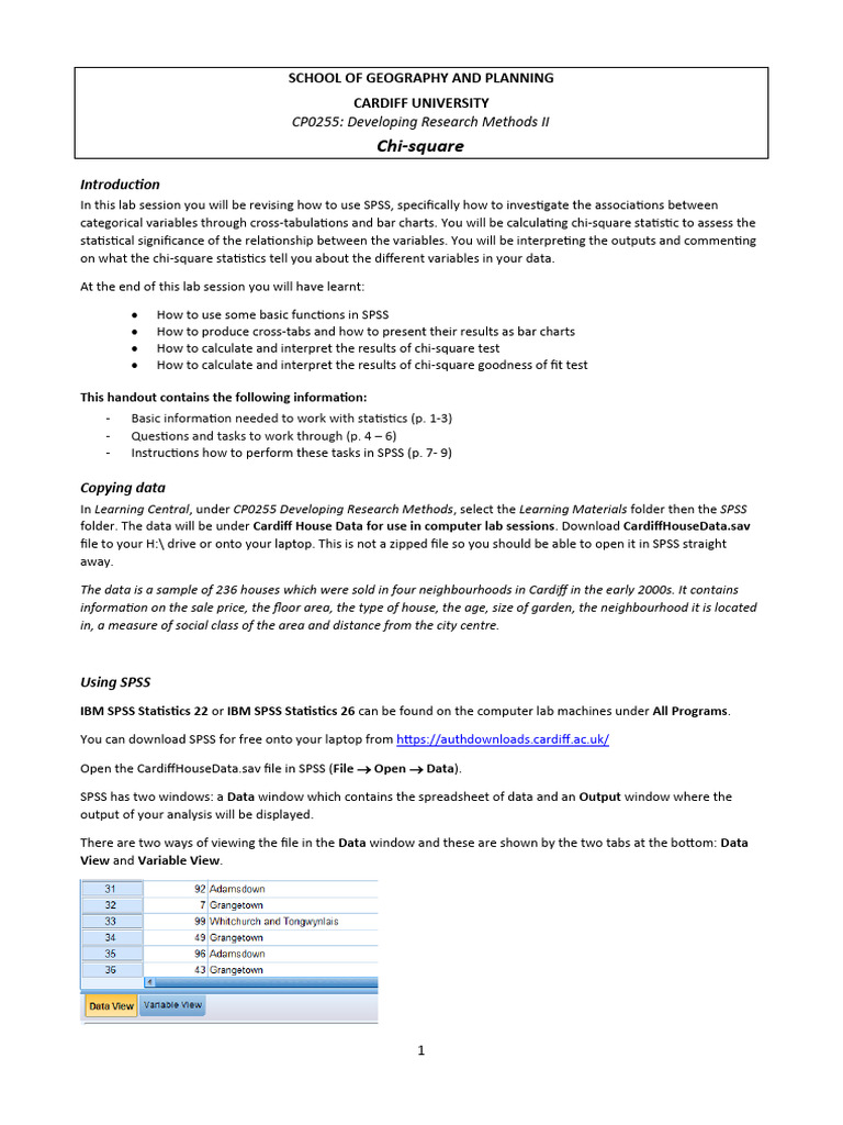 Lab - Chi-Square | PDF
