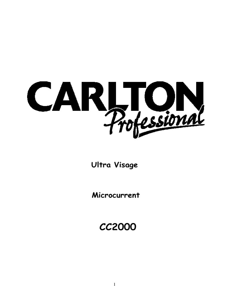 CC2000 Ultra Visage | PDF | Mains Electricity | Fuse (Electrical)