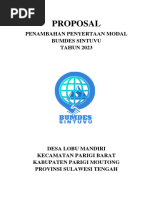 Template Dokumen Proposal SPPG Program MBG | PDF