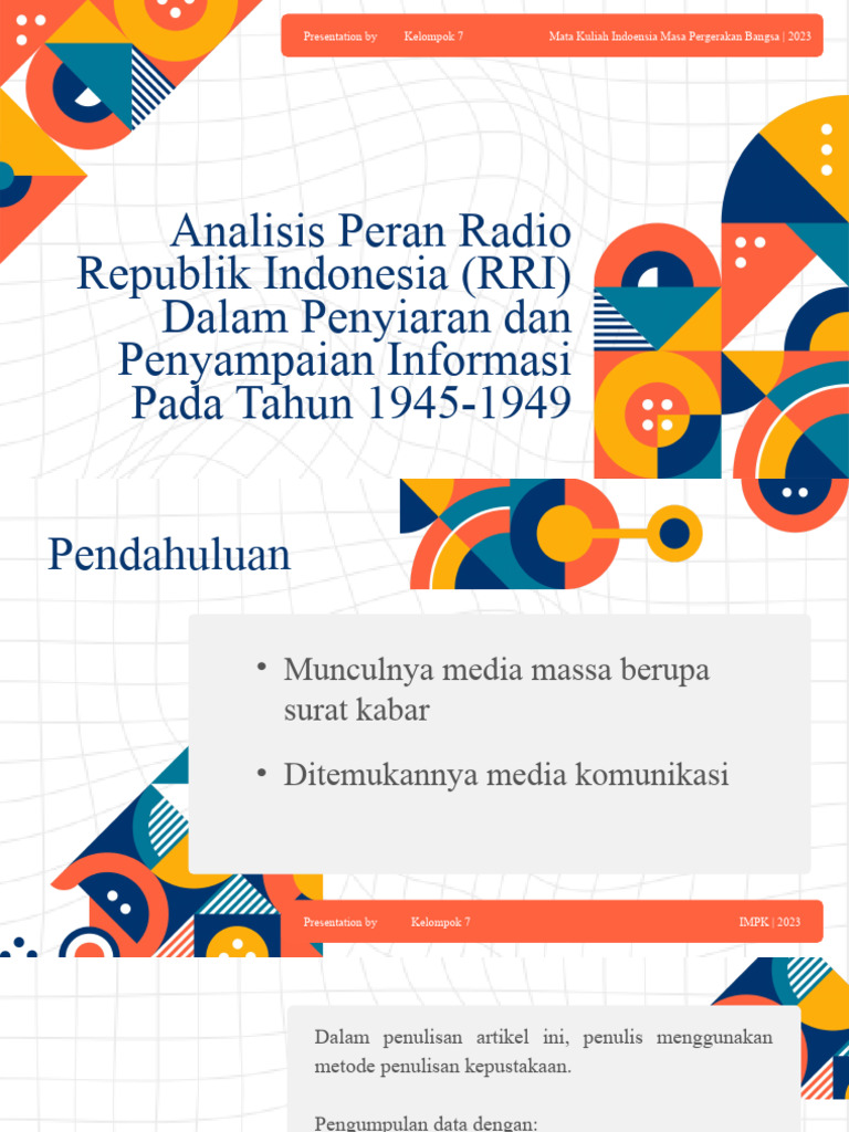 Analisis Peran Radio Republik Indonesia (RRI) Dalam Penyiaran Dan ...