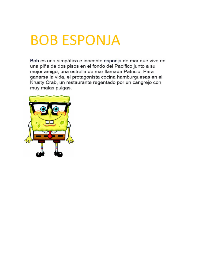 Bob Esponja | PDF