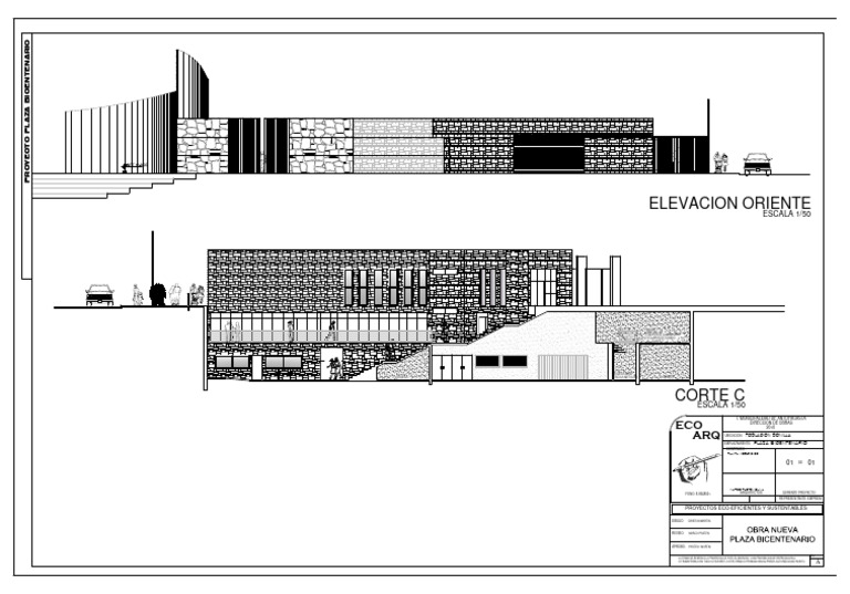 ELEVACION ORIENTE CORTE C FEBRERO-Layout1 | PDF
