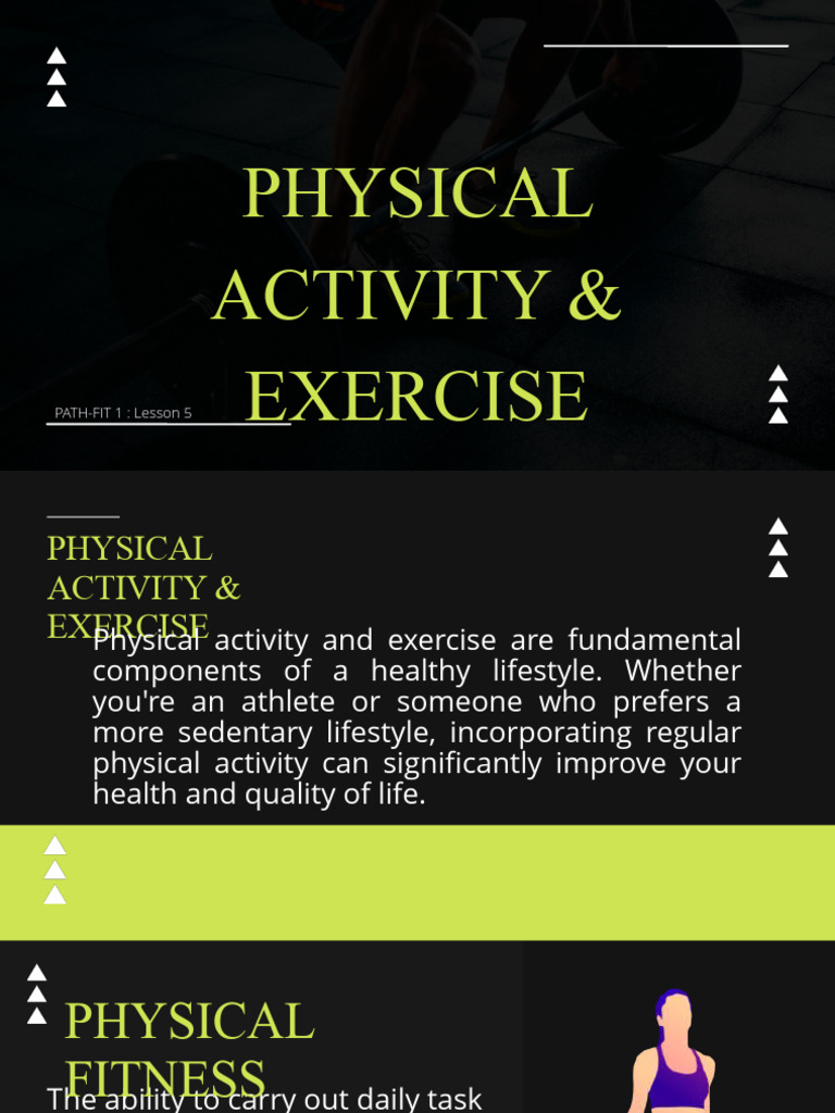 Lesson 5 Physical Activity and Exercise | PDF | Physical Fitness ...