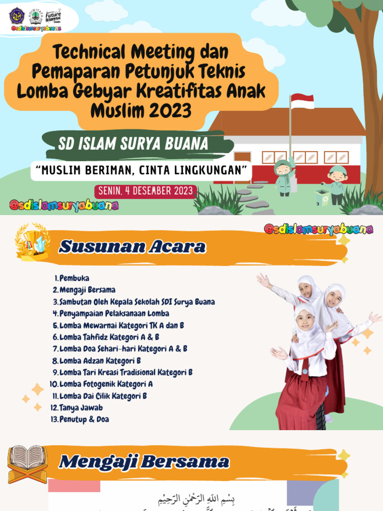 TM Petunjuk Teknis Lomba GKAM 2023 | PDF