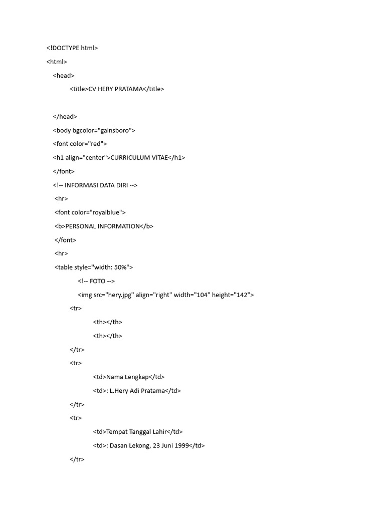 Doctype Html Pdf
