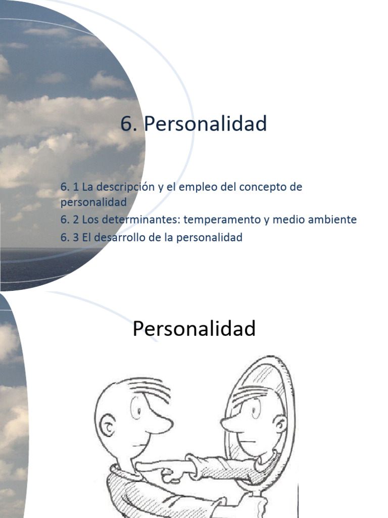 PPT Personalidad | PDF | Teorías psicologicas | Ciencias del comportamiento