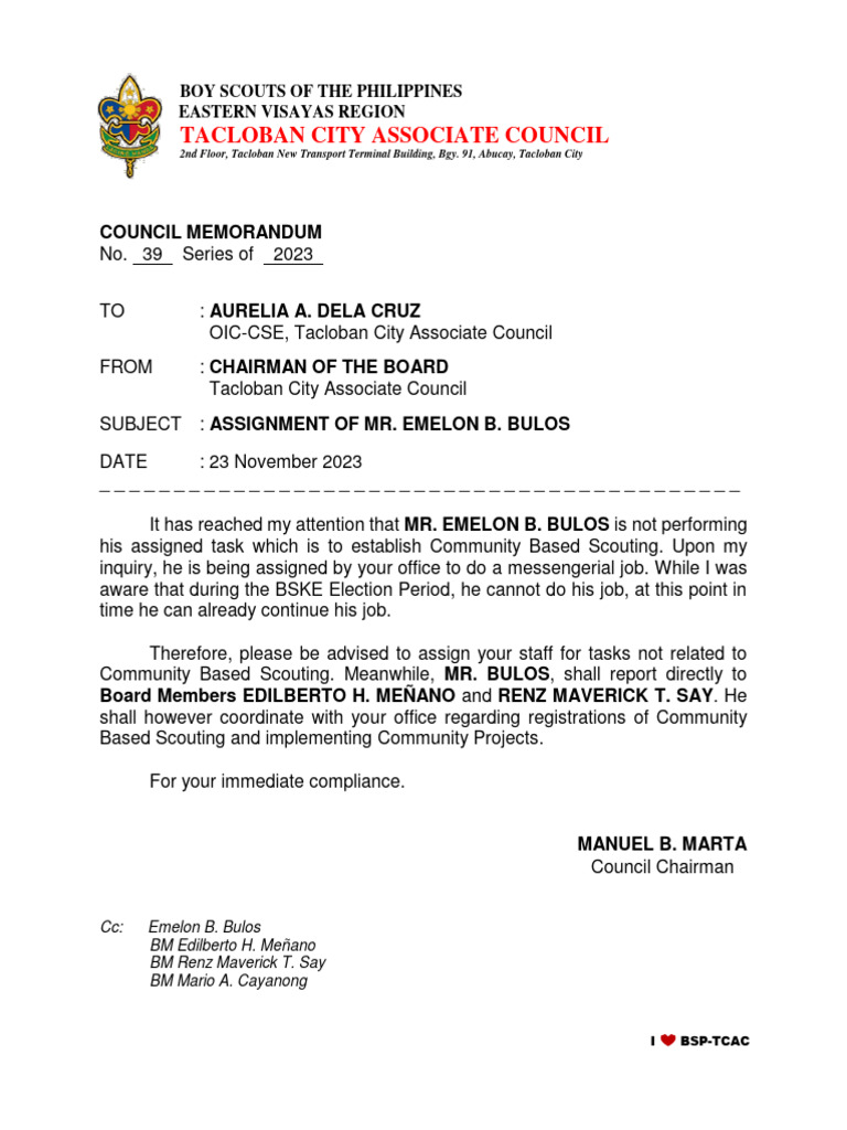 Chairman Letter 5 | PDF