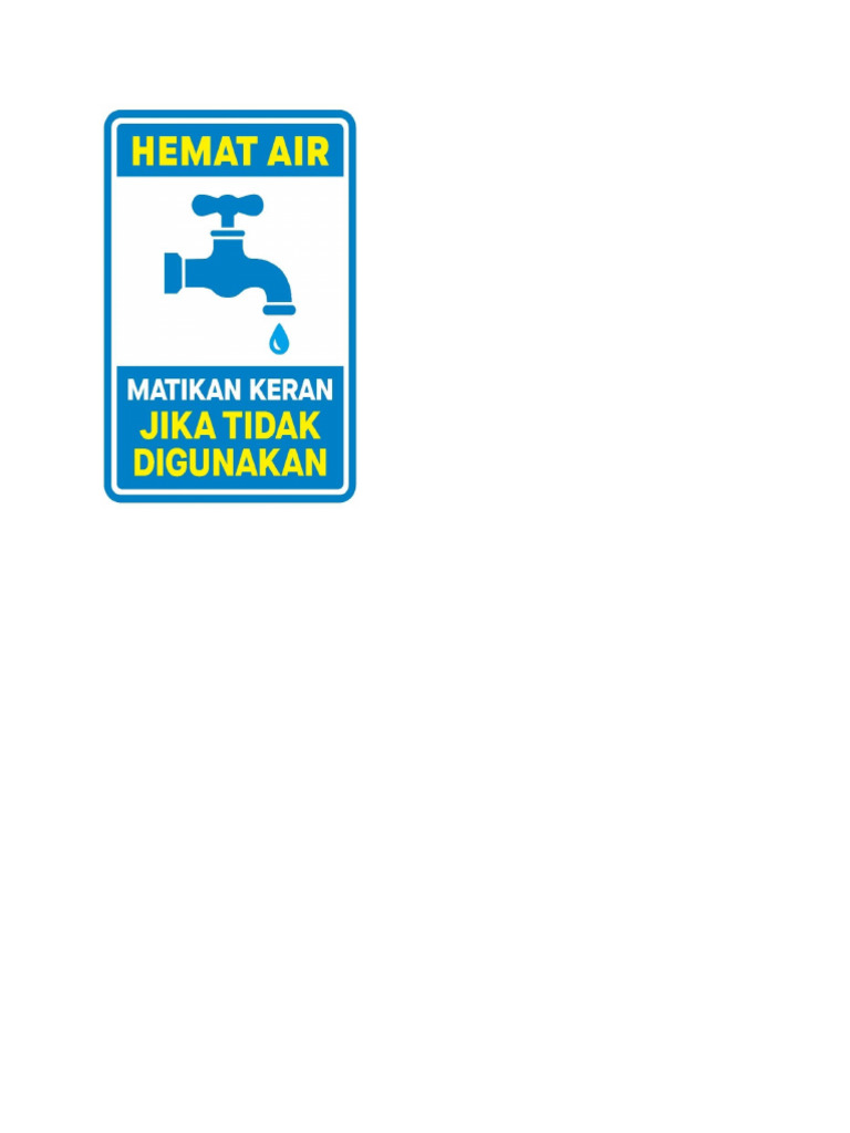 Hemat Air 1 | PDF