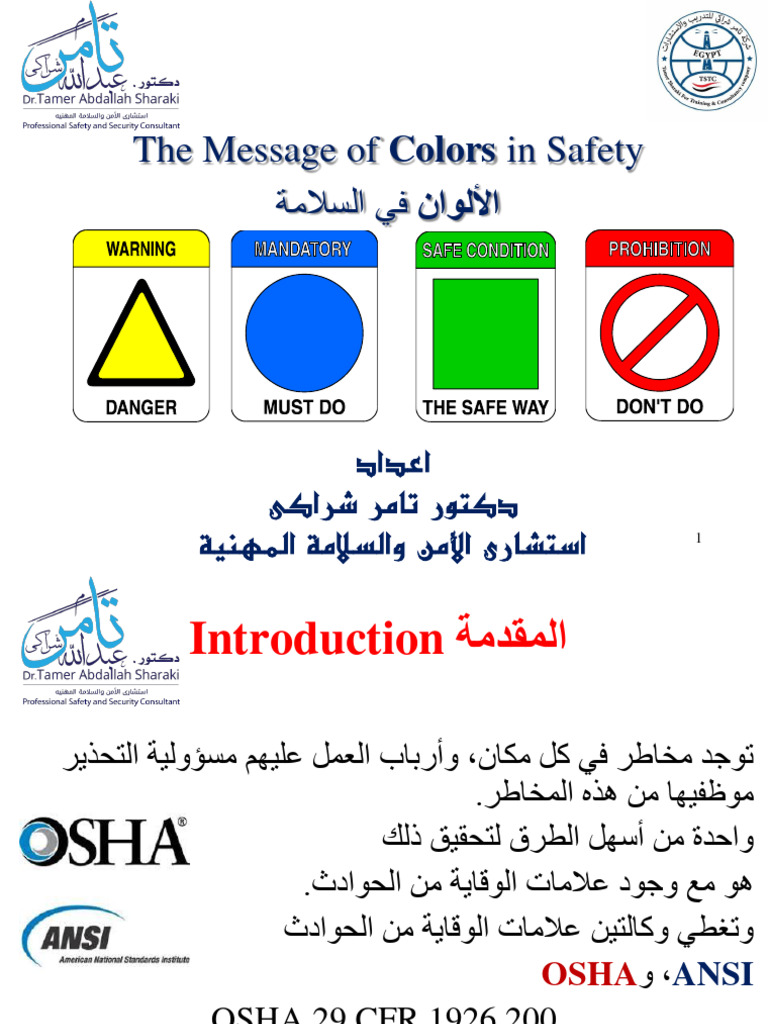 The Message of Colors in Safety | PDF
