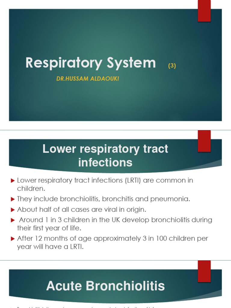 Respiratory System | PDF | Pneumonia | Epidemiology