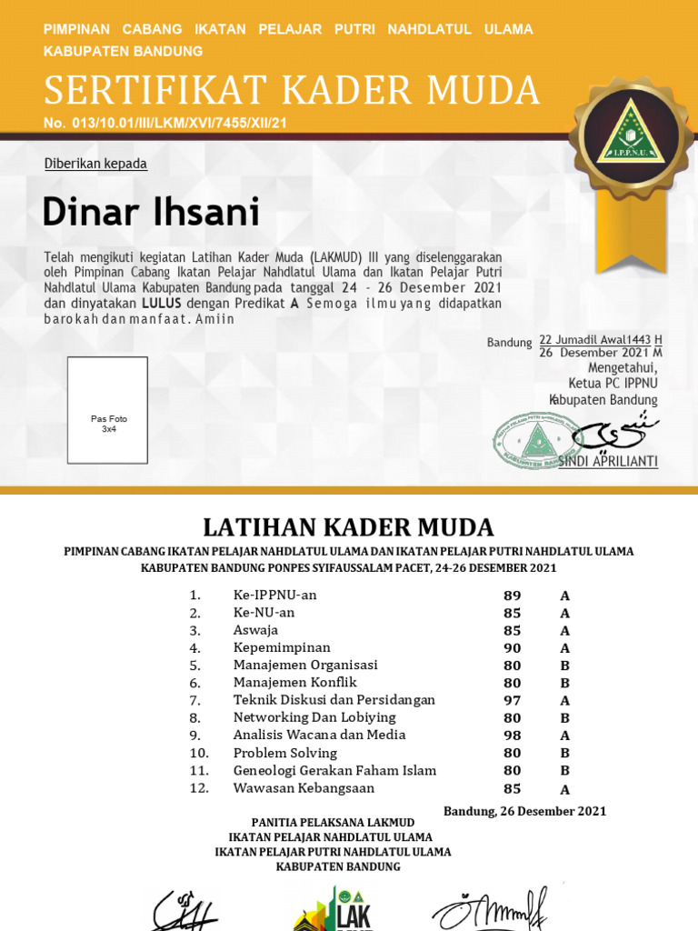 Dinar Ihsani | PDF
